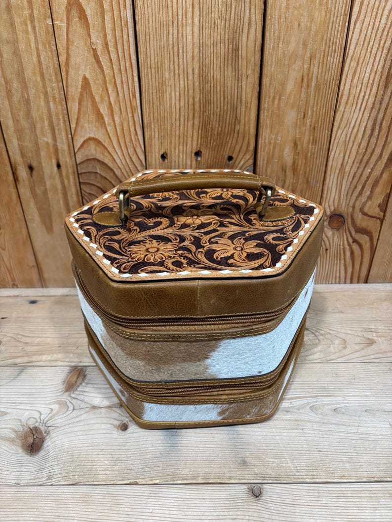 LARGE Cowhide/tooled Jewelry Boxes! - Etsy