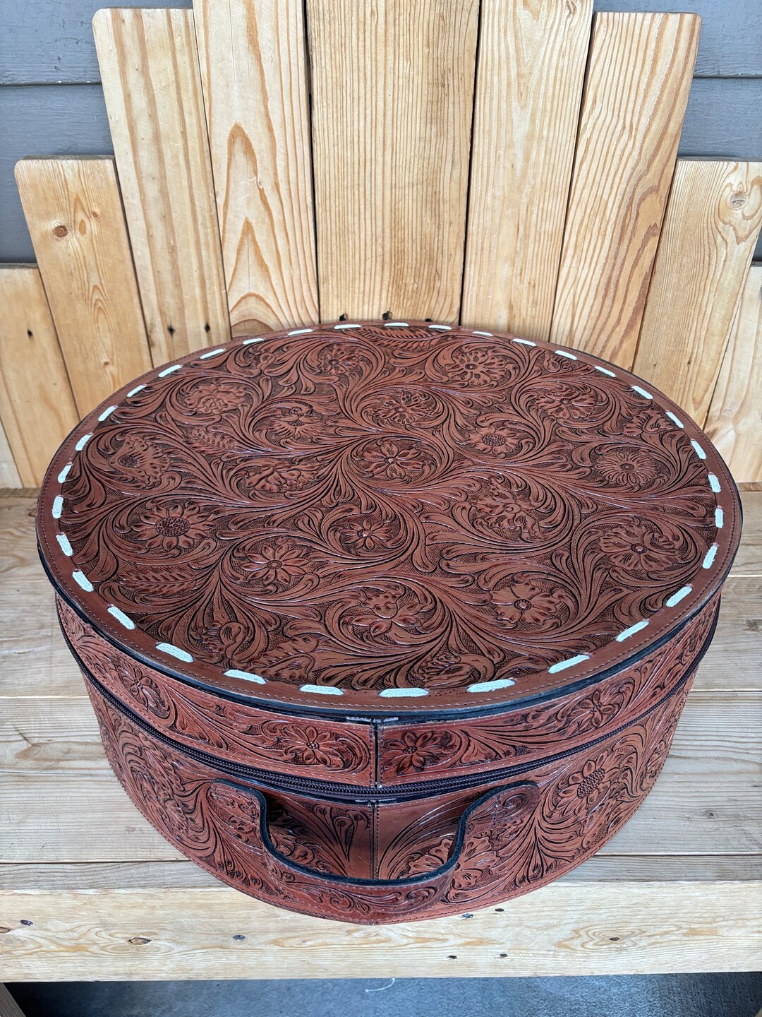 Tooled Hat/rope Boxes - Etsy