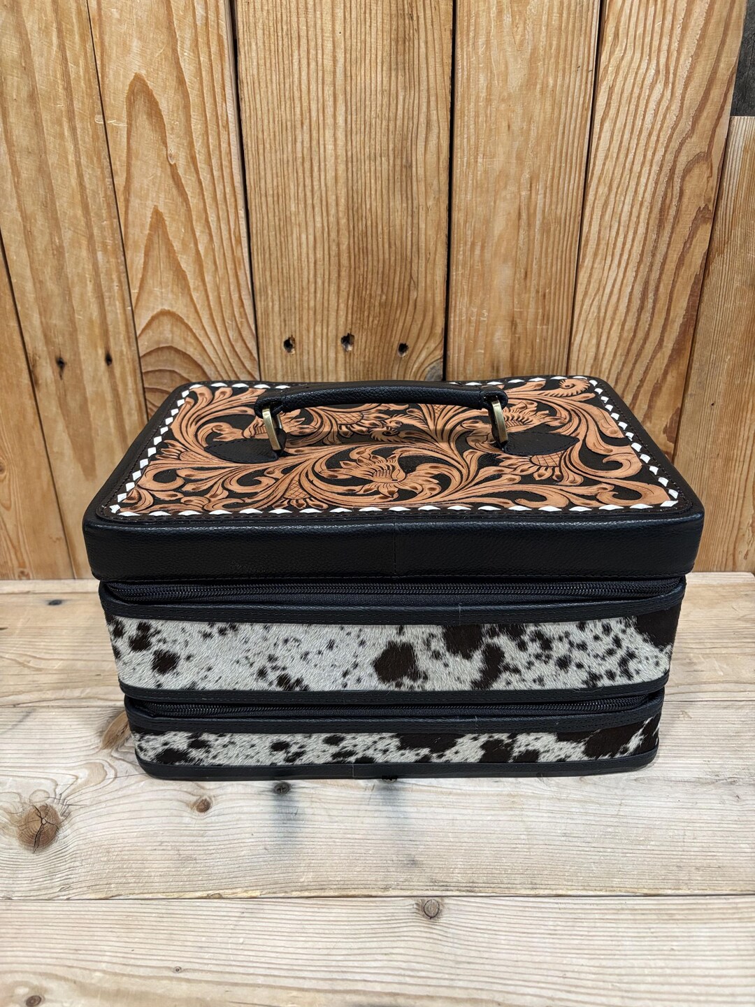 Gorgeous Cowhide/tooled Leather Jewelry Boxes! - Etsy