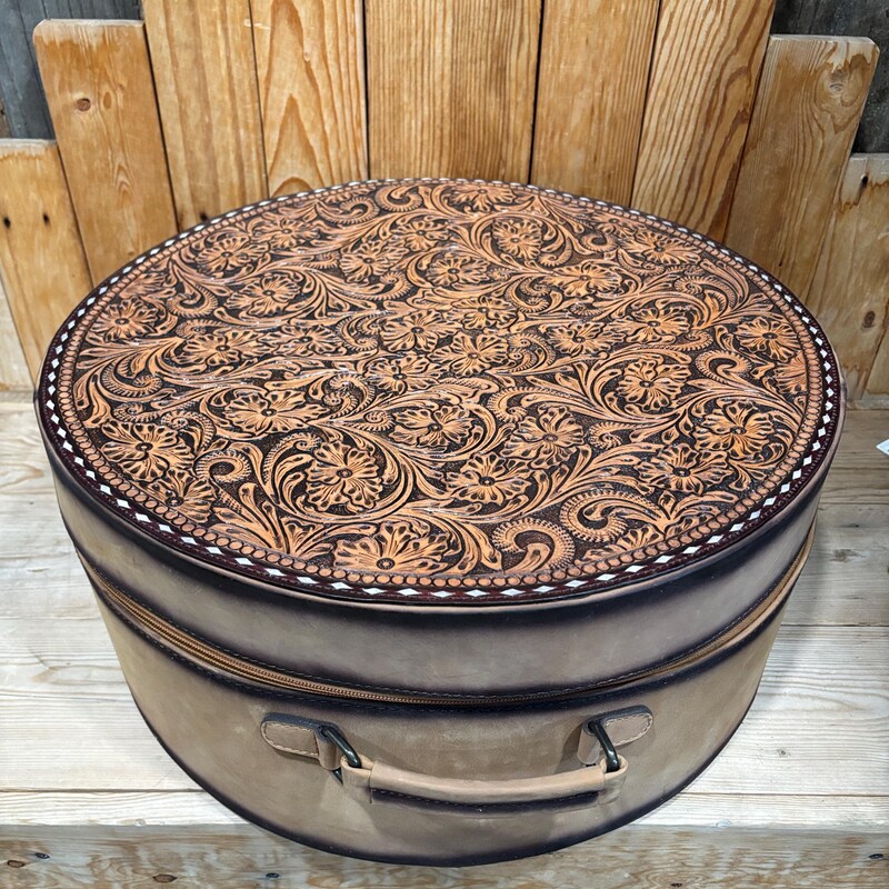 Round Hat Box - Etsy