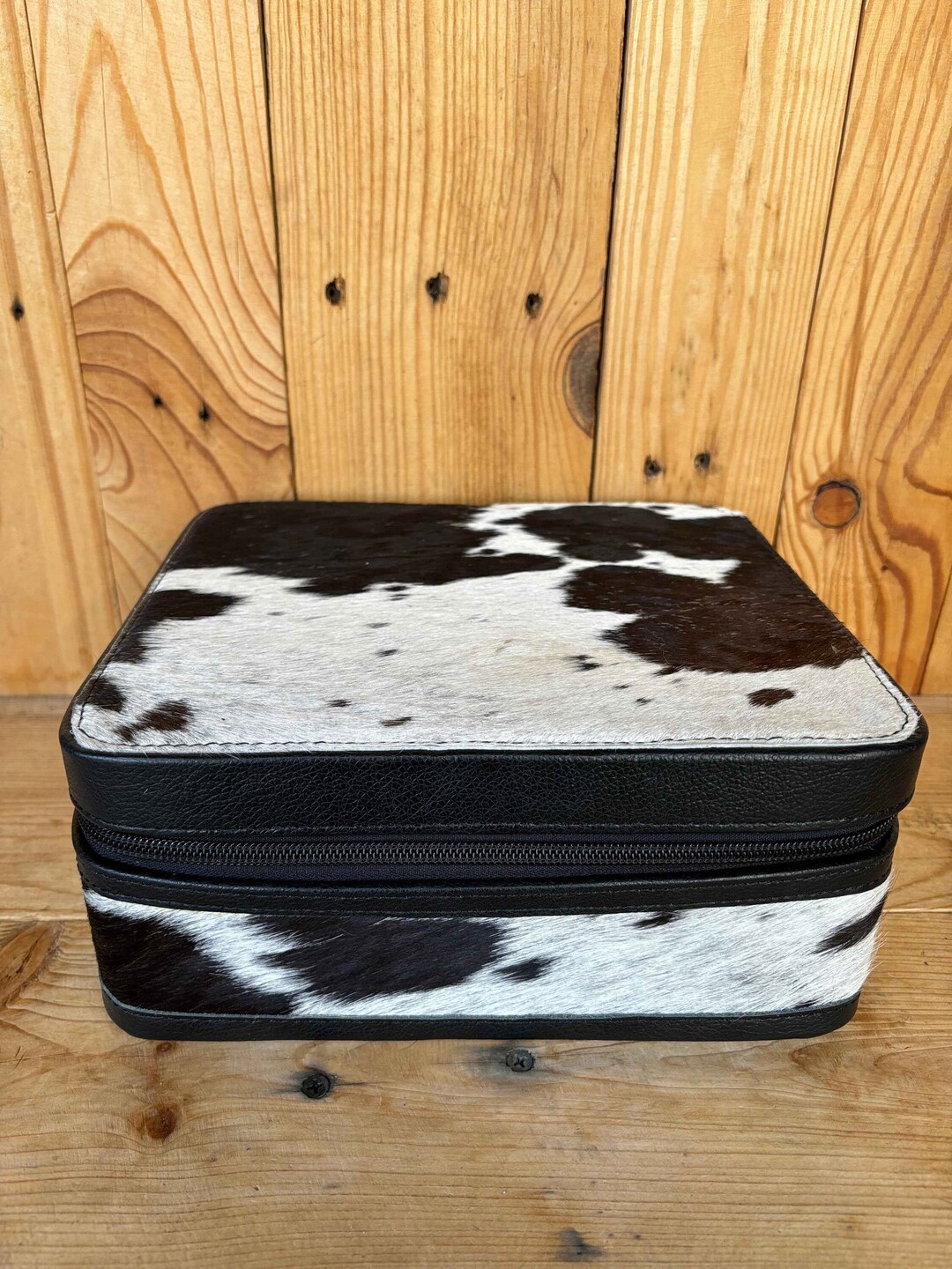 LARGE Double Decker Cowhide Jewelry Boxes - Etsy