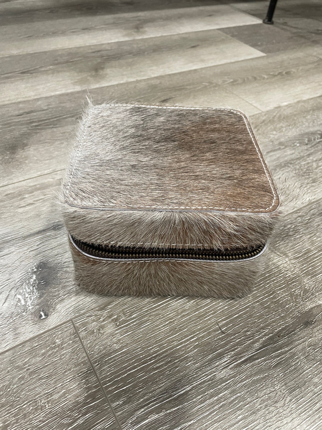 Cowhide Jewelry Box lots of Colors - Etsy