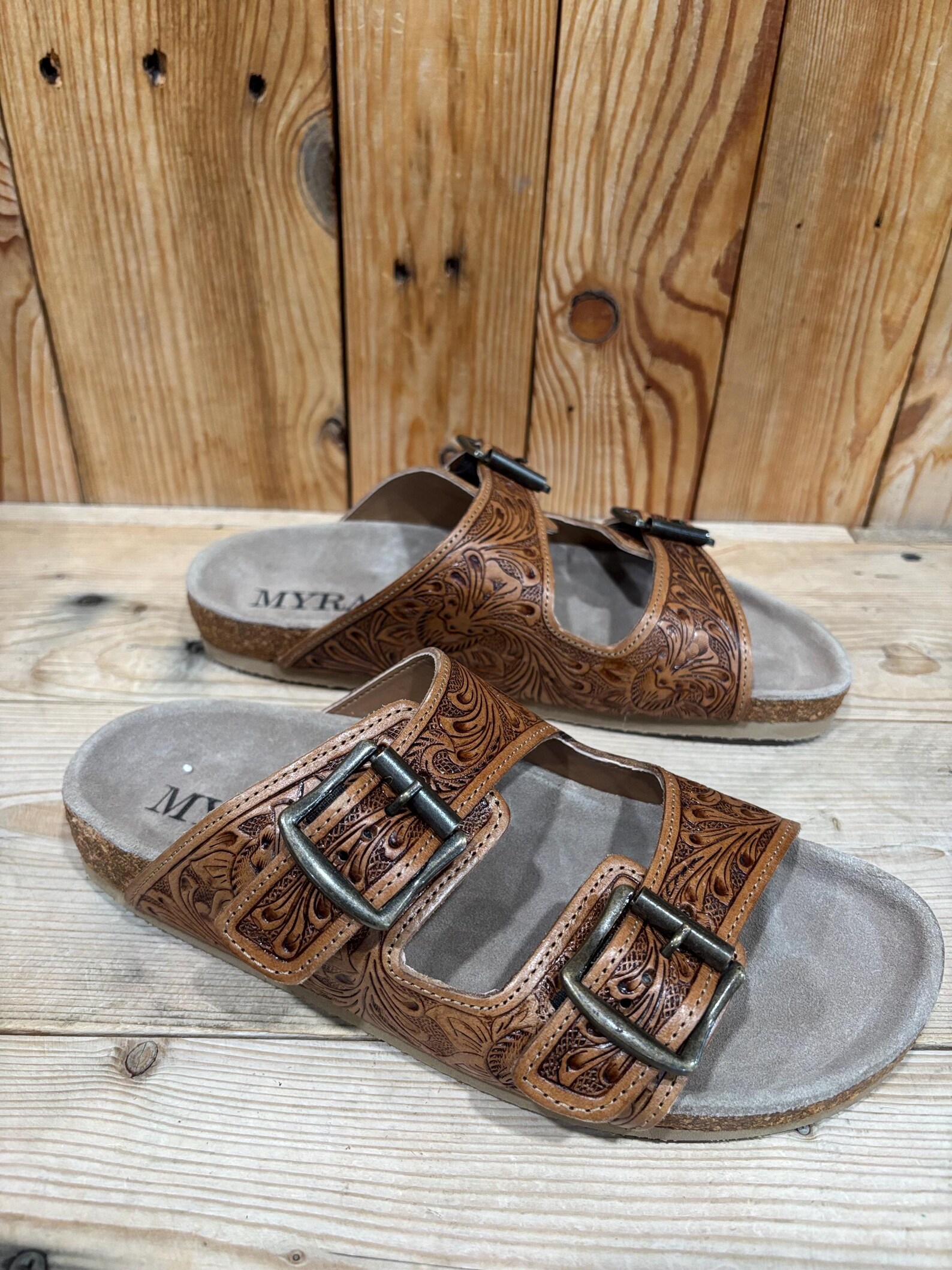 Western Tooled Leather Sandals!! *lots of Styles* - Etsy