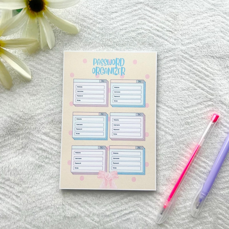 Password Tracker - Etsy