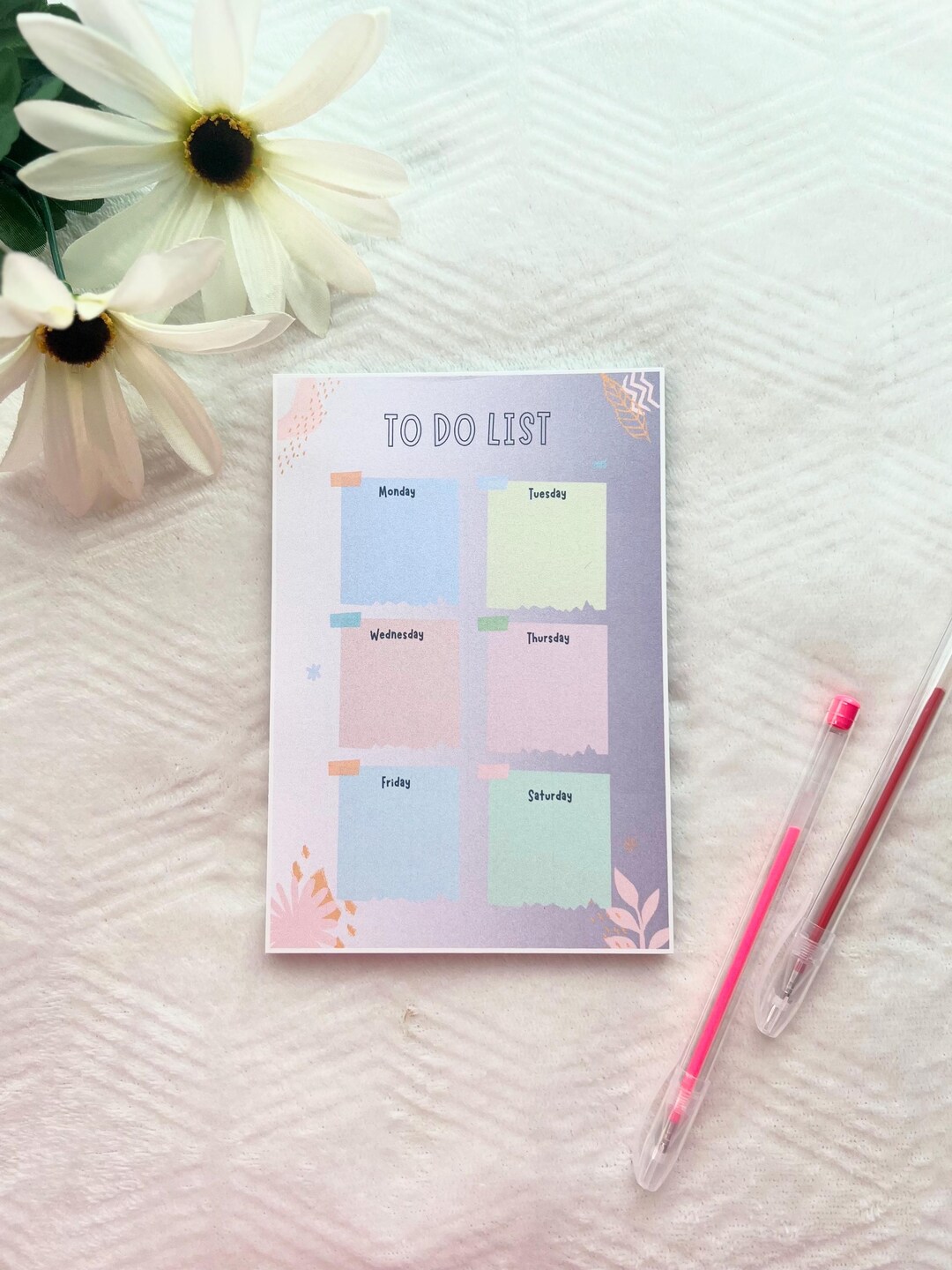 Daily to Do List Planner, To-do Planner Pads, Cute Planner, To-do List Planner, Planner ...