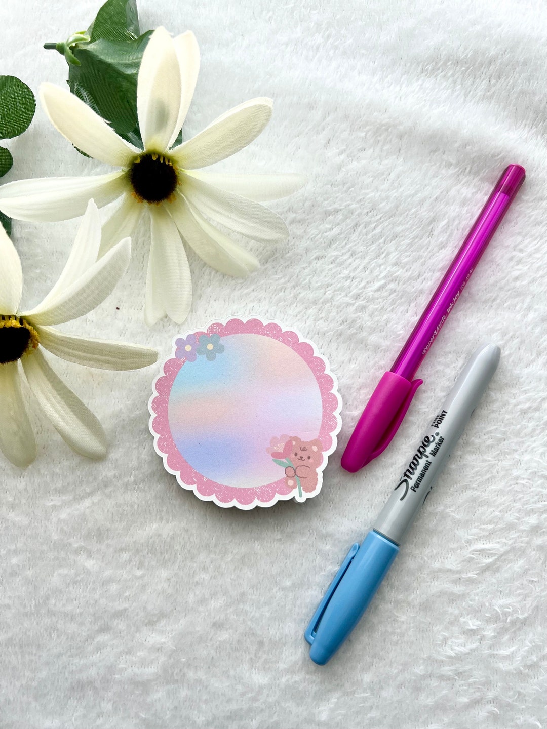 Cute Teddy Bear Post Its, Mini Notepads, Cute Post Its, Cute Post It ...