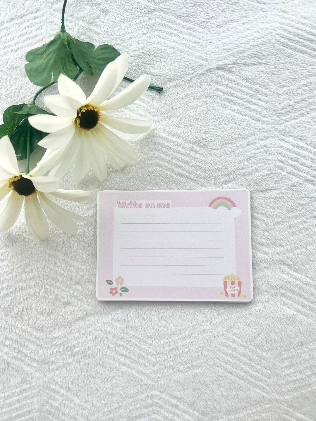Pretty in Pink Memo Notepad, Cute Stationery Gifts - Etsy