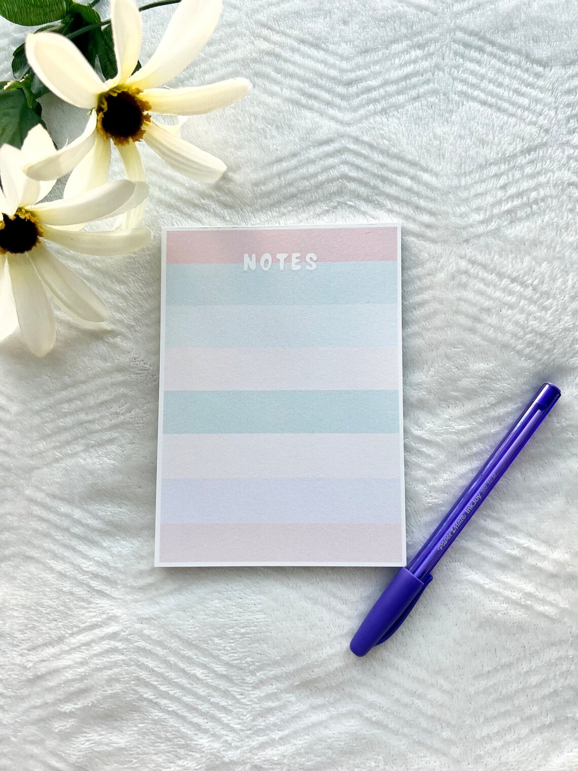 Cute Notepads, Case of Stripes Notepad, Striped Notepad, Gifts for Her ...