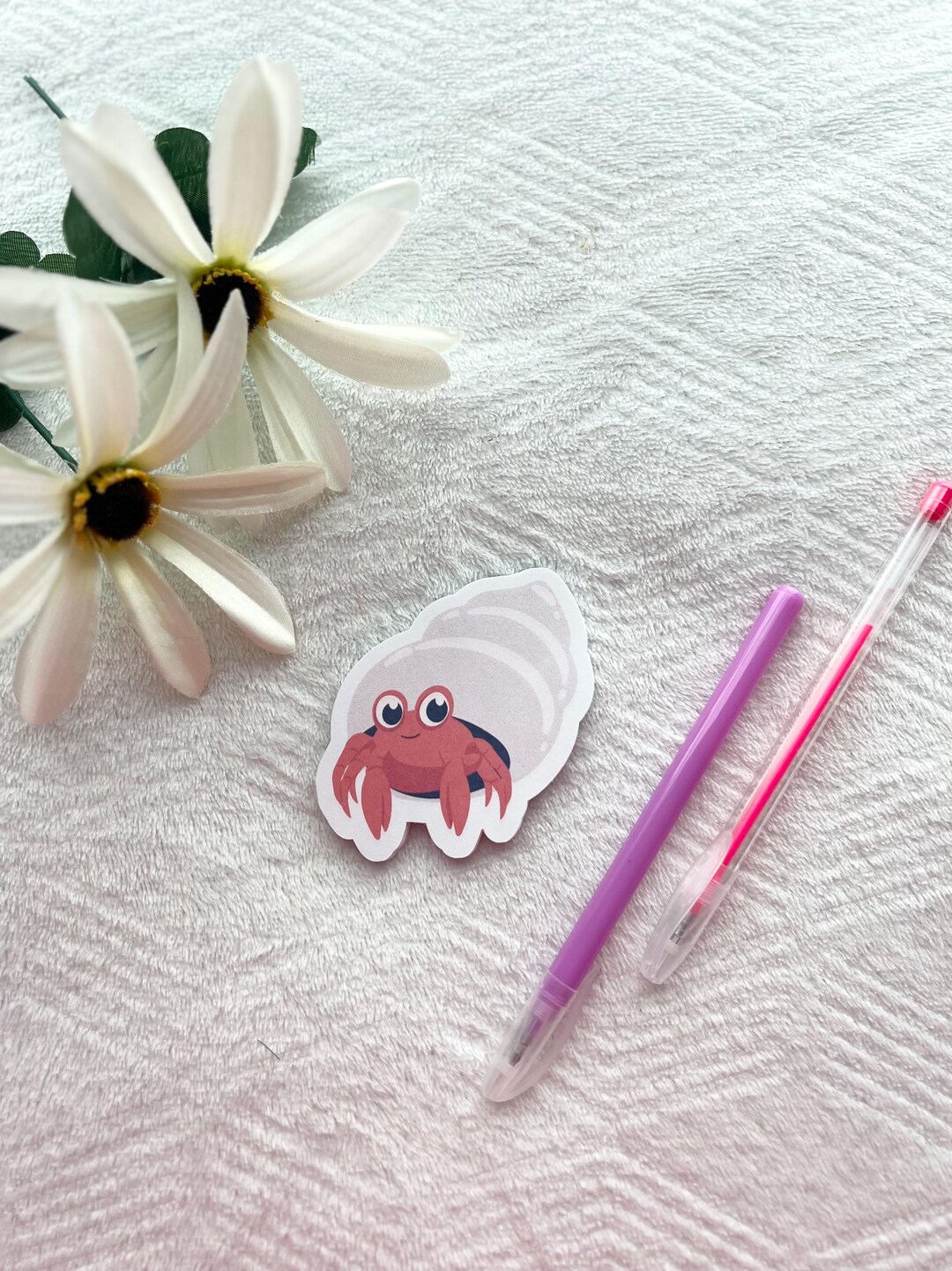 Cute Crab Post It Notes, Sea Animal Post Its, Crab, Cute Sticky Notes ...