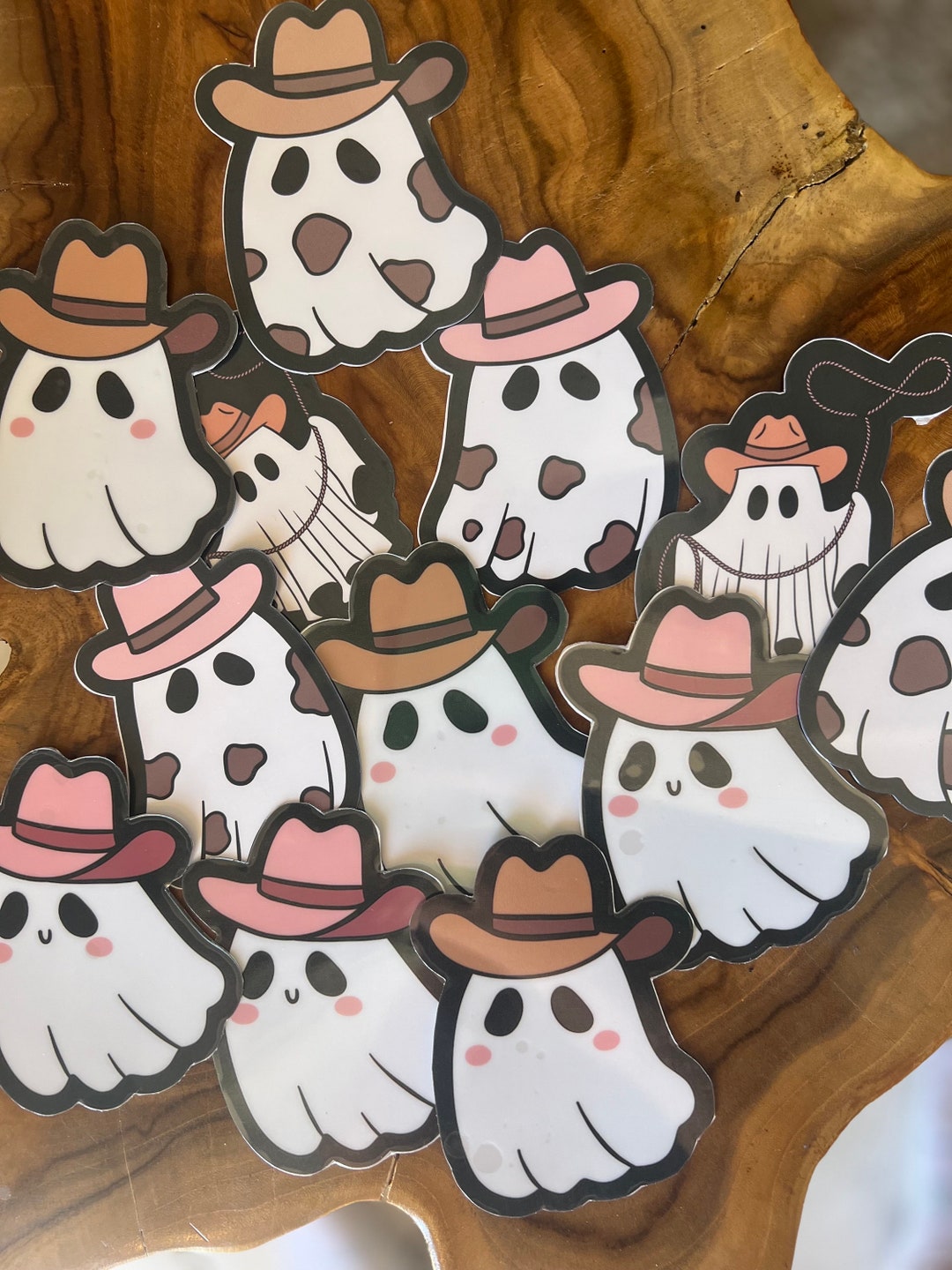 Western Ghost Stickers, Halloween Stickers, Cute Halloween, Cute ...