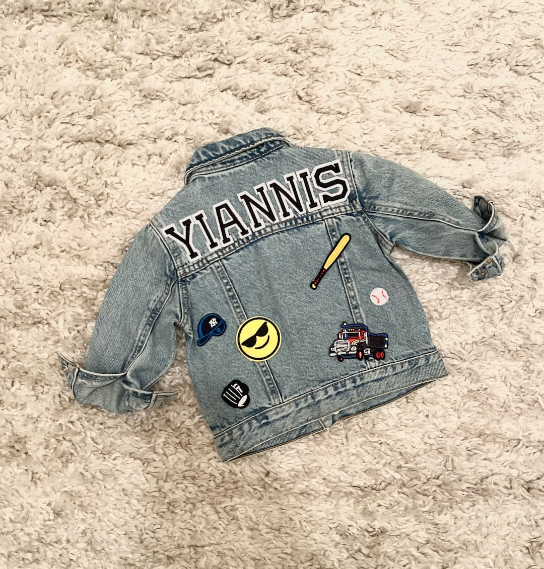 Denim Patch Jackets - Etsy