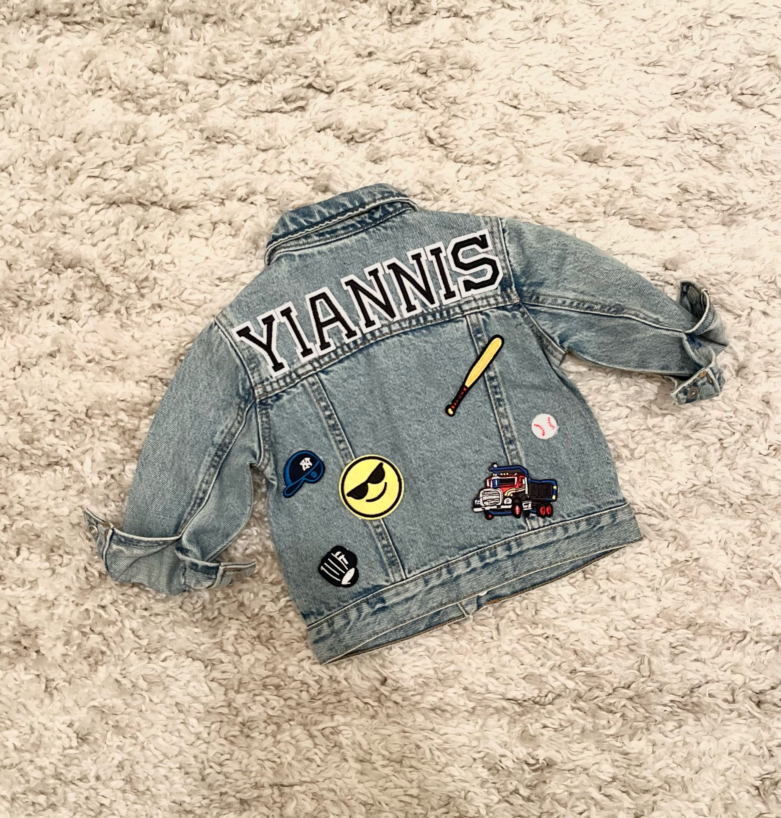 Denim Patch Jackets - Etsy