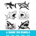 Shark Svg Bundle - Fish Svg - Ocean Svg - Fishing Svg - Sealife Svg ...