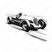 Retro Racing Car SVG Bundle - Vintage Design Files for DIY Projects ...