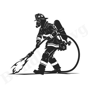 Fire Fighter Svg, Fireman Svg, Fireman Cut Files, Rescue Svg, Fire ...