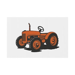 Retro Tractor SVG Design: Vintage Farmhouse Style - Farm Life Svg ...