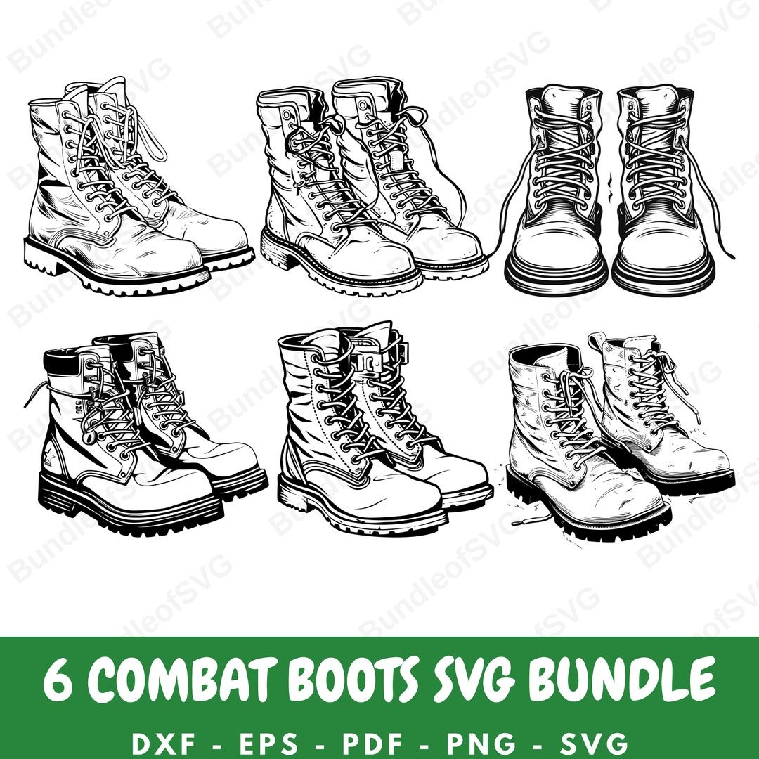 Military Boot Print Svg
