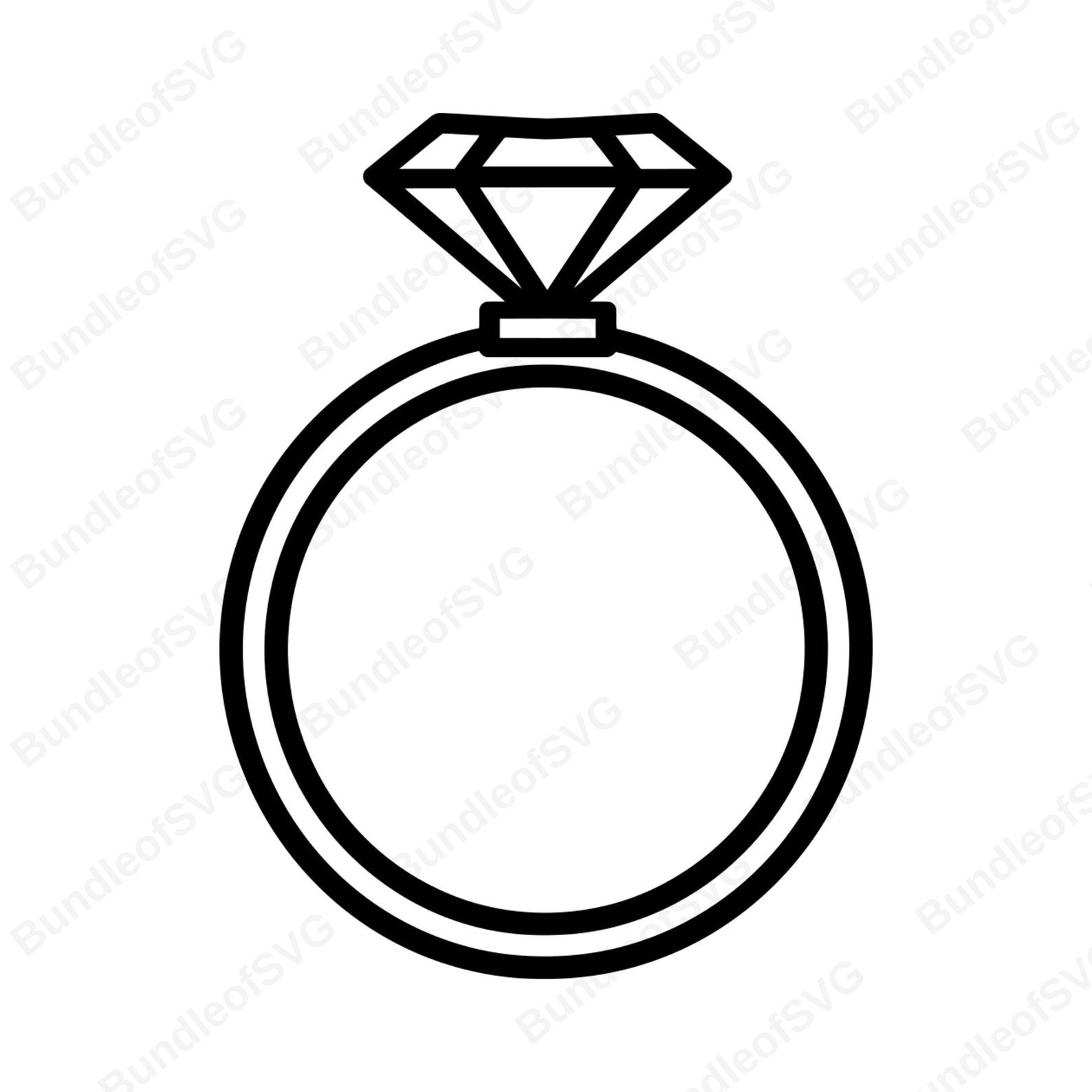 Shine Bright With Our Diamond Ring Svg Bundle - Digital Download ...