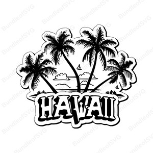 Hawaii SVG Bundle, Aloha Svg, Hawaiian Svg, Beach Svg, Vacation Svg ...