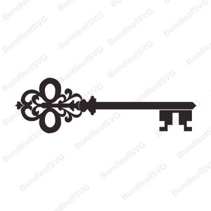 Decorative Key SVG Bundle - DIY Crafts and Scrapbooking - Key Clipart ...