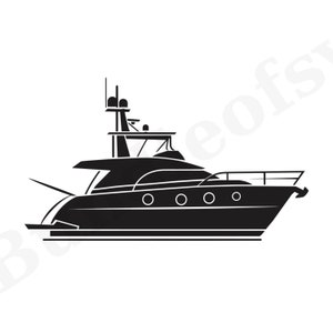 Super Yacht Svg Bundle, Speed Boat SVG, Yacht Svg, Luxury Yacht Svg ...