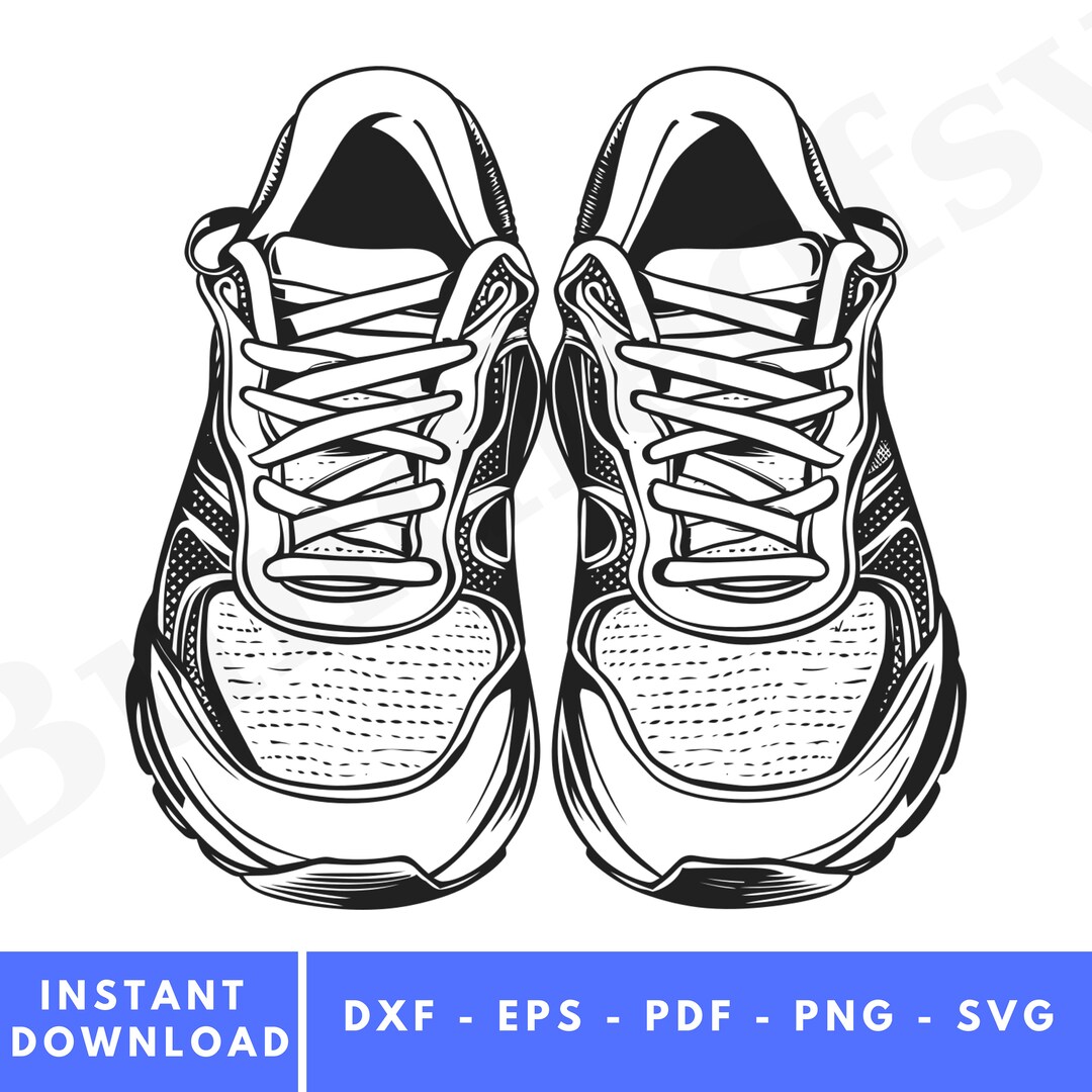 Running Shoes Svg, Runner Shoes Svg, Marathon Runner Svg, Shoes Svg ...