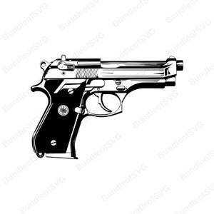Handgun SVG Bundle - Handgun Svg - Gun Svg - Gun Cut Files - Revolver ...
