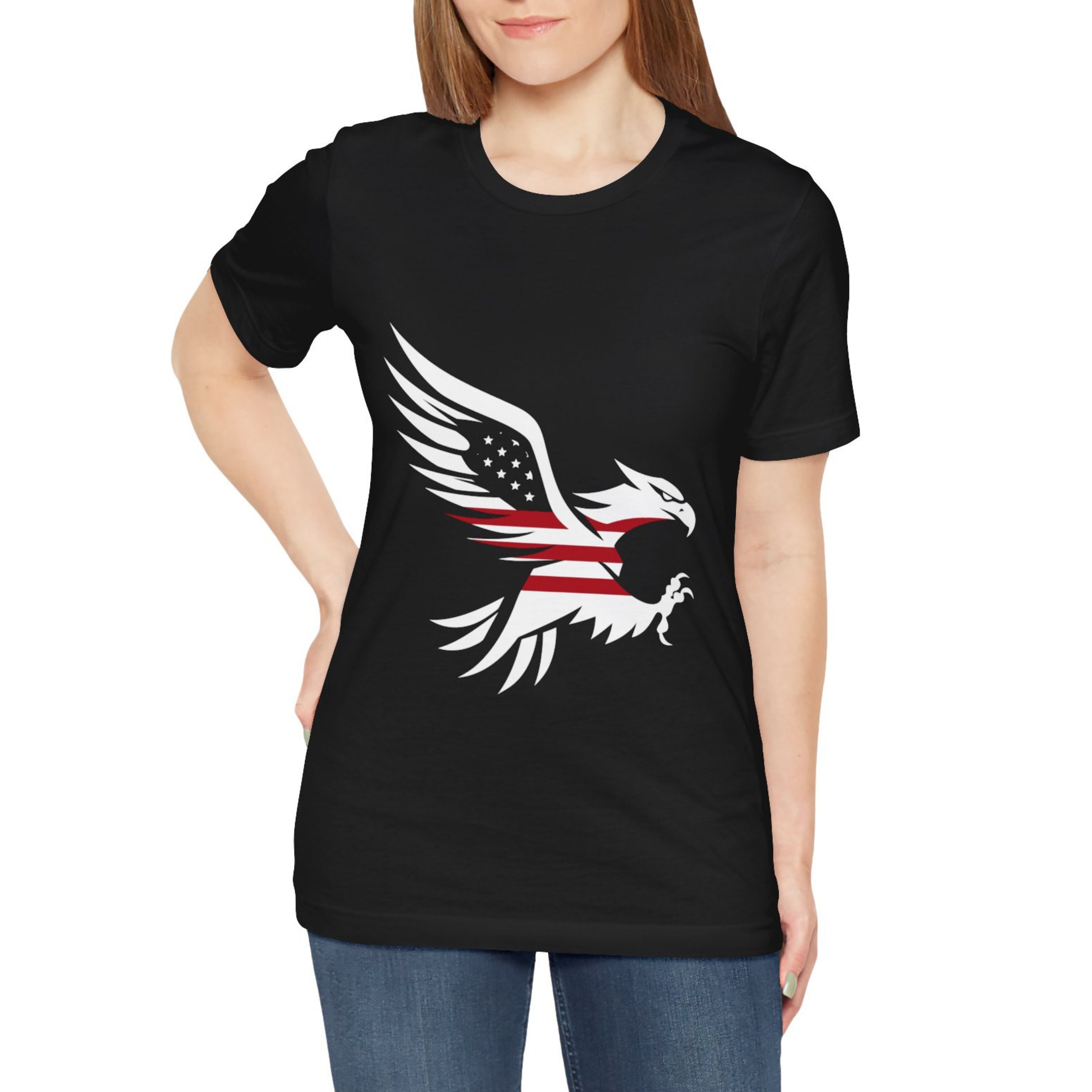 Eagle With American Flag Svg, American Flag Svg, Eagle Svg, Eagle With ...