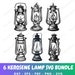 Oil Lamp SVG Bundle, Oil Lamp SVG, Kerosene Lamp Svg, Lamp Png, Lantern ...