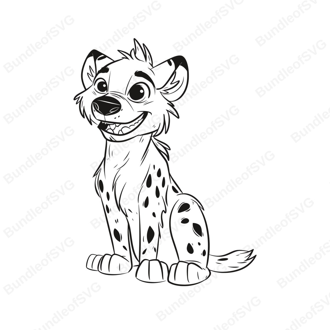 Wild Hyena SVG Bundle – High-quality Hyena Vector Files for Crafts, T ...