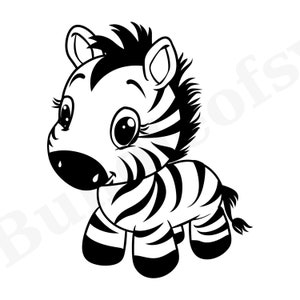Baby Zebra Svg Bundle, Zebra Svg Bundle, Cute Zebra Svg Bundle, Cute ...