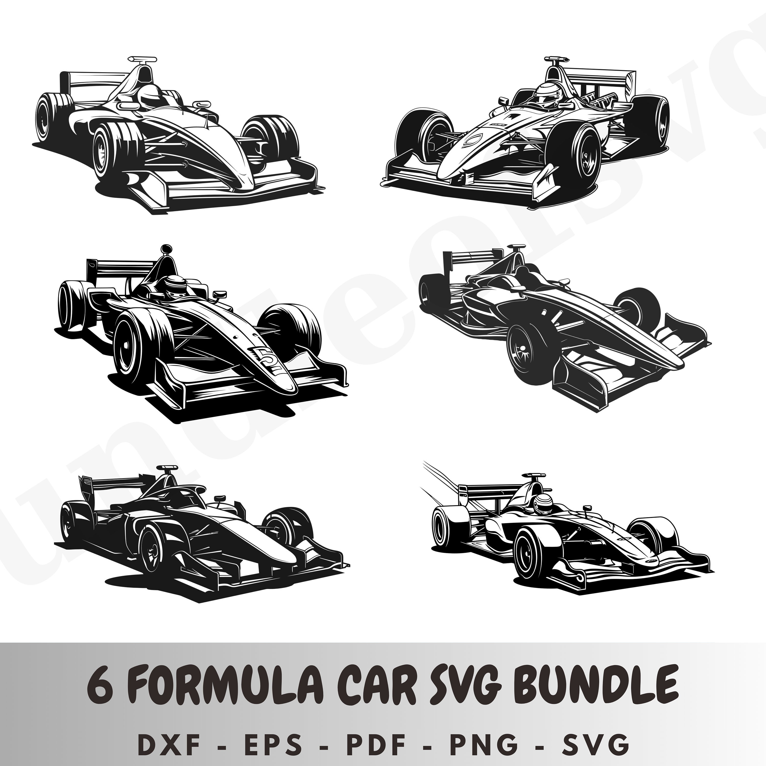 Formula Car Svg Bundle, Racing Car Svg Bundle, Formula 1 SVG, F1 Racer ...