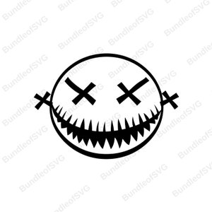 Evil Smile SVG Bundle - Creepy Grin Designs - Halloween SVG - Spooky ...