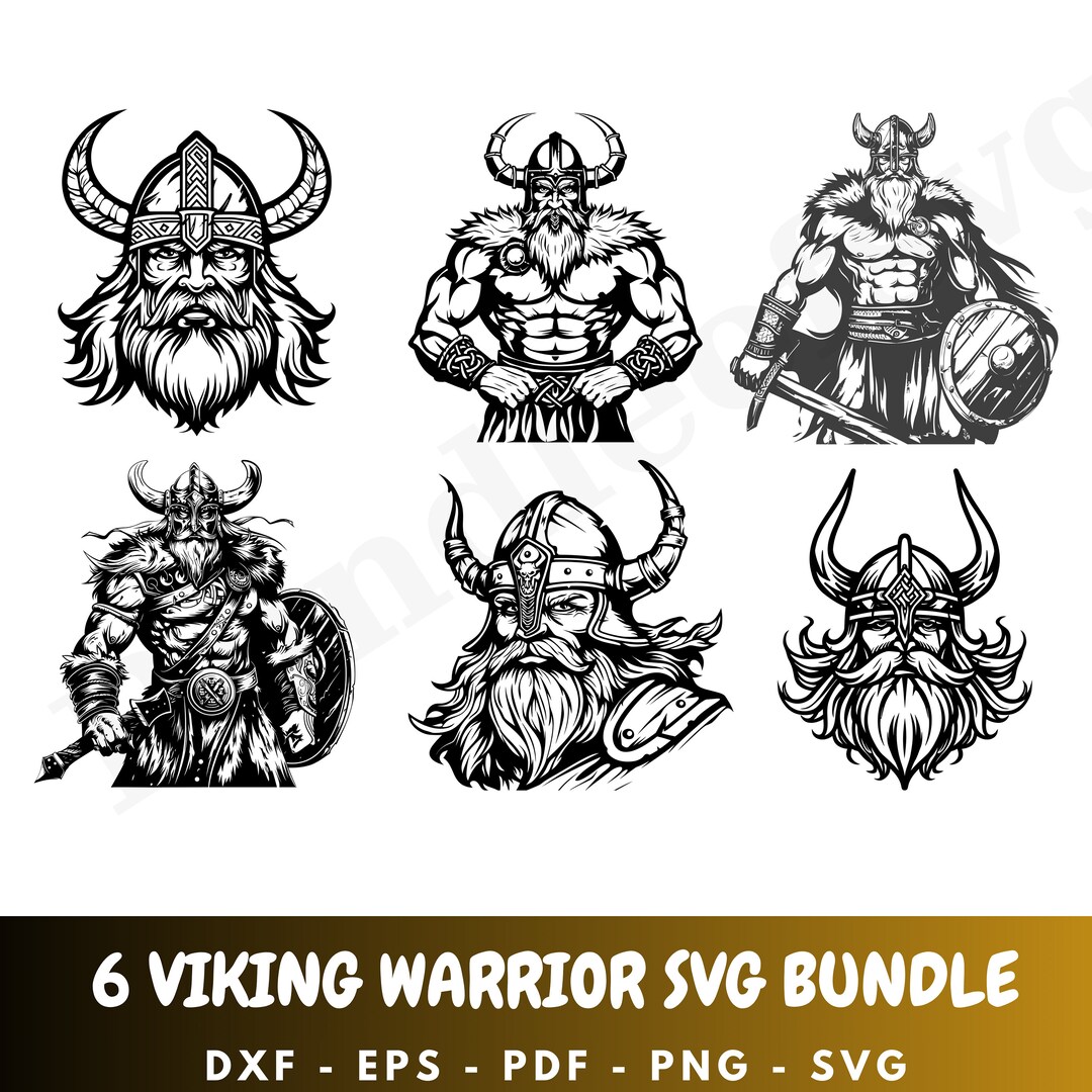 Viking Warrior SVG Bundle - Viking Svg - Scandinavian Svg - North ...
