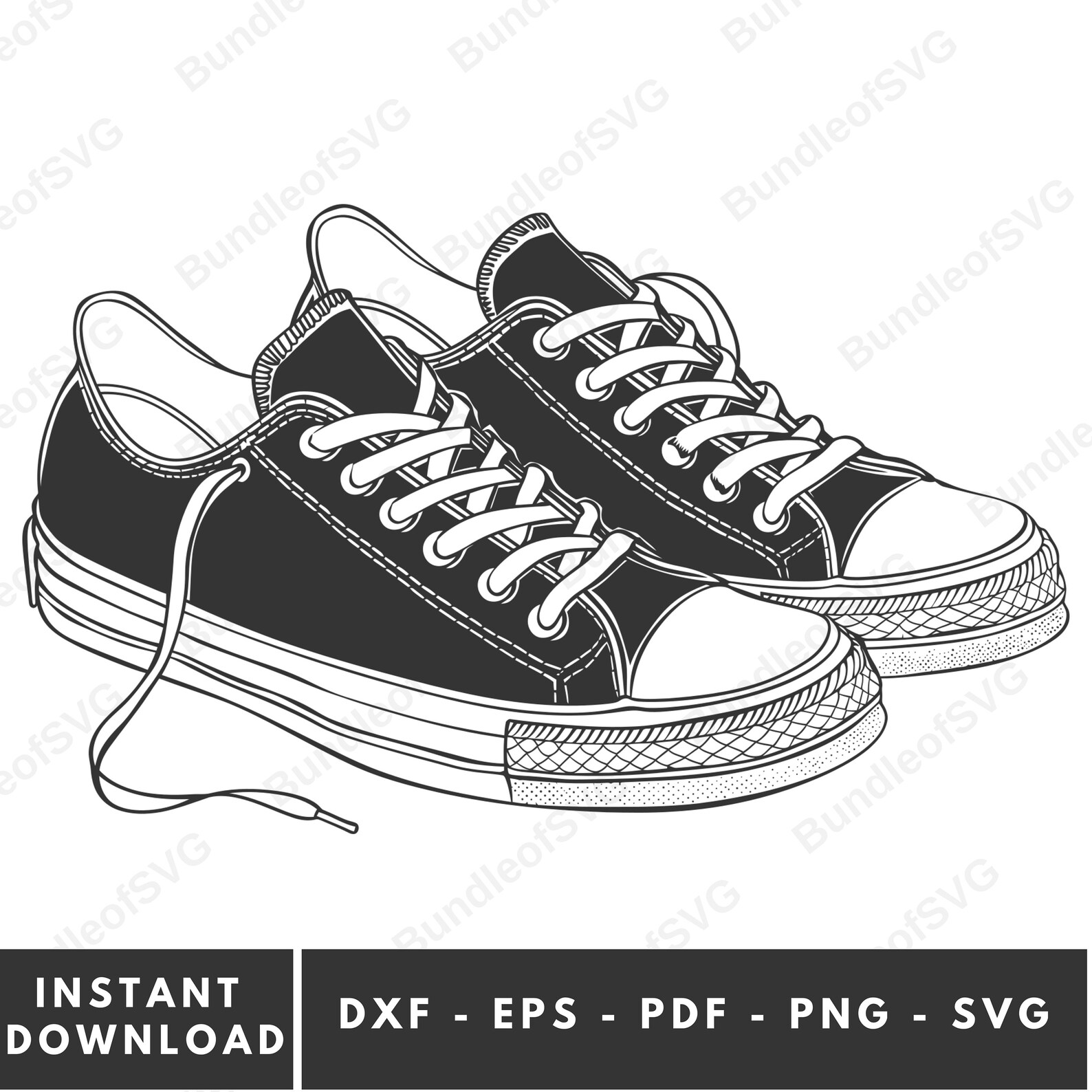 Sneaker Shoe SVG, a Pair of Sneakers Svg, Shoes Svg, Sneaker Shoe ...