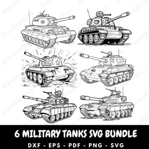Tank SVG Bundle, Military Tank Svg, Modern Tank Svg, Battle Tank ...