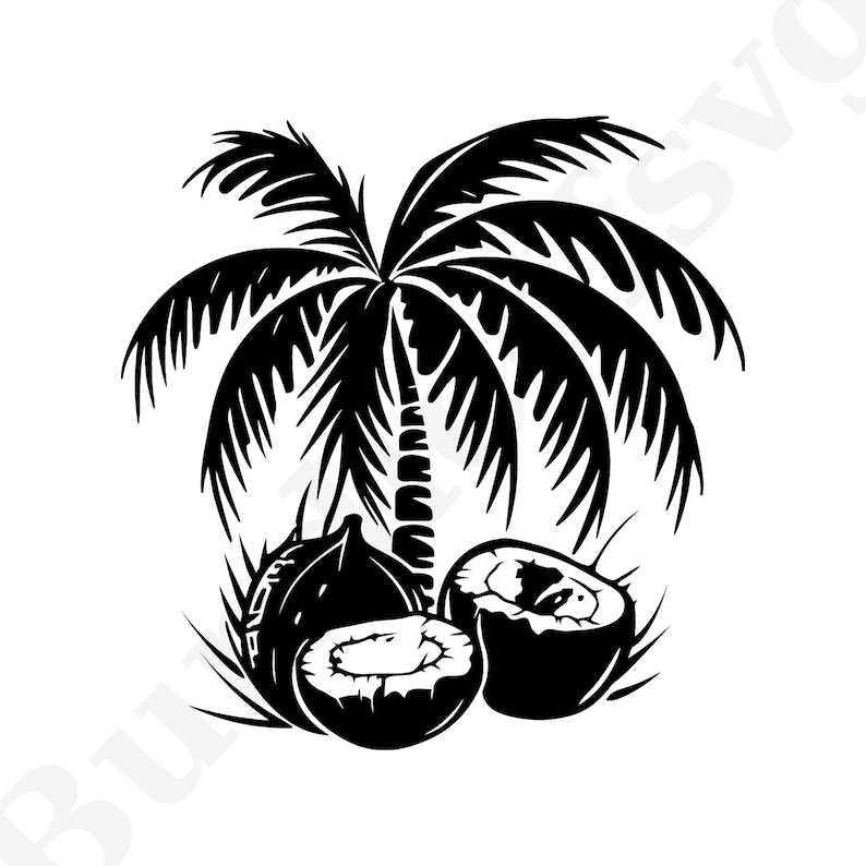 Palm Tree SVG Bundle | Tropical Palm Tree Clipart | Summer SVG Files ...