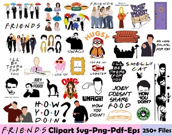 Friends Png Bundle - Etsy