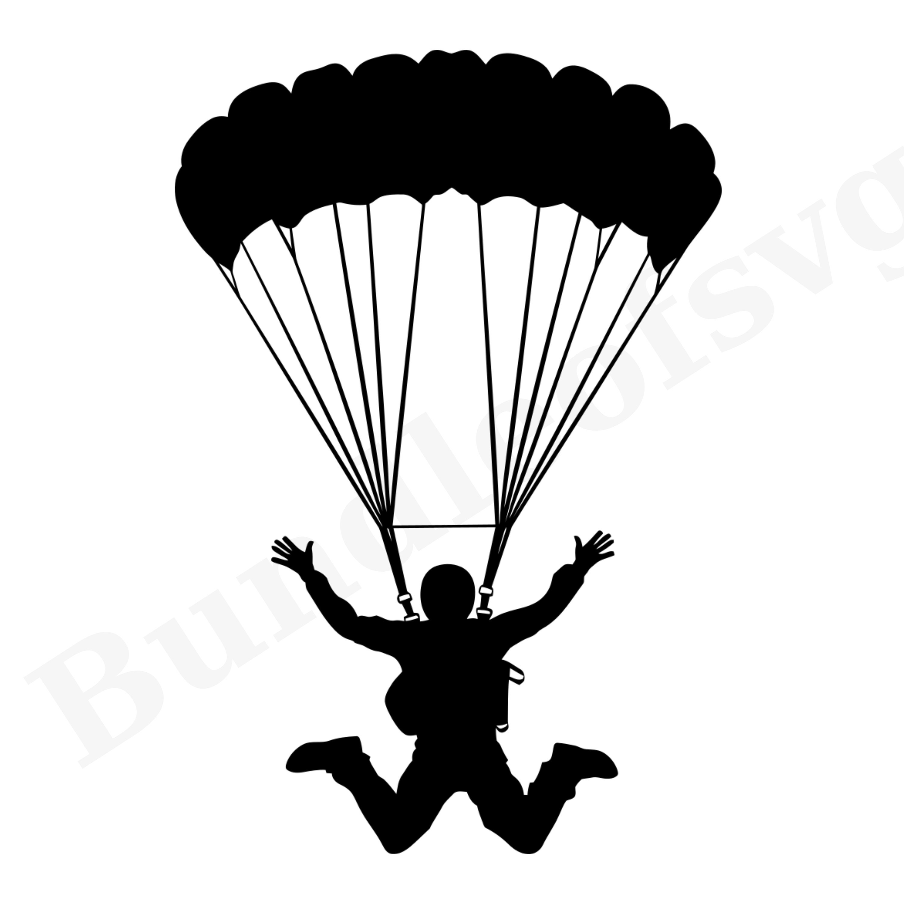 Parachute SVG Bundle, Parachutist Svg, Parachute Vector, Parachute Png ...