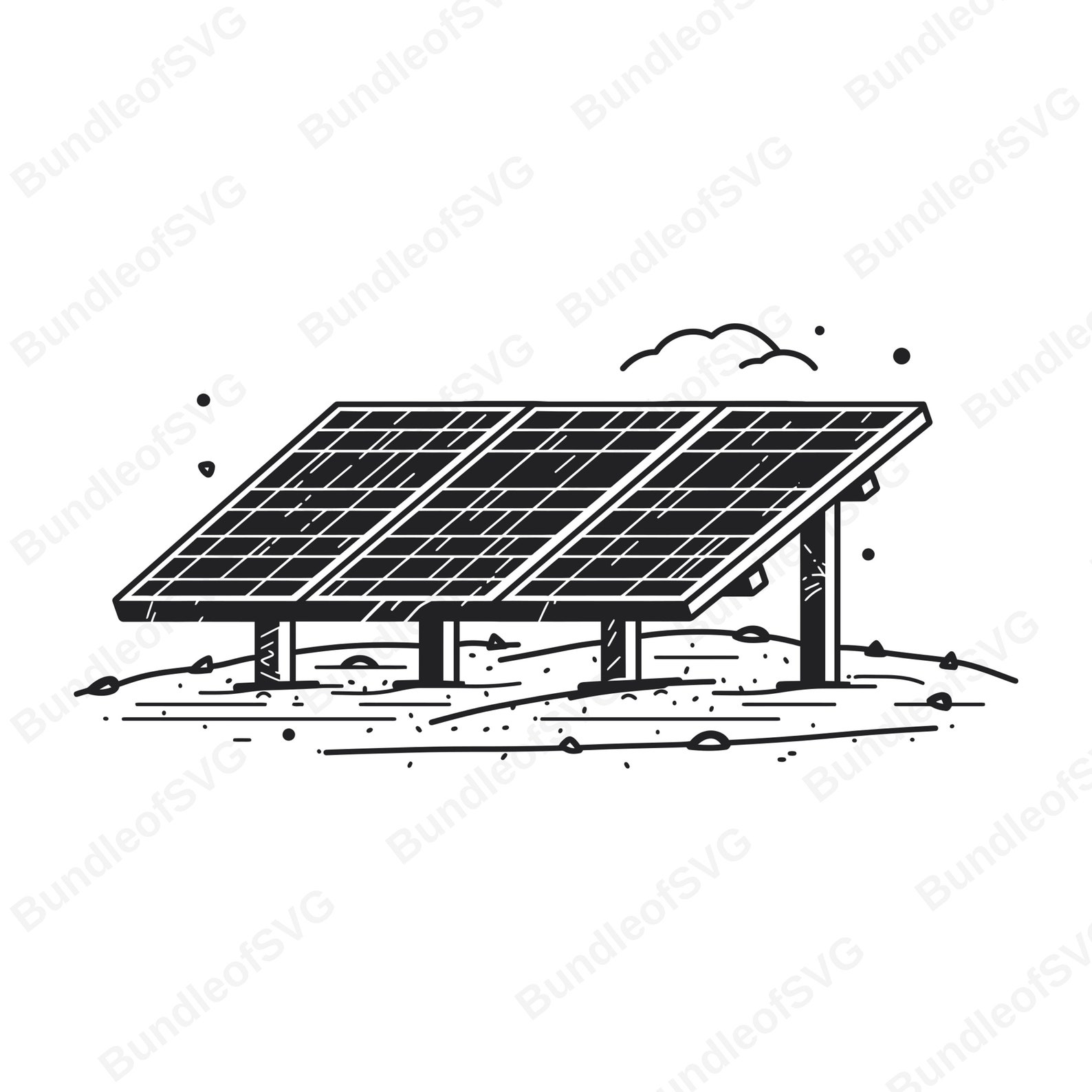 Solar Panel Svg Bundle - Renewable Energy Svg - Solar Panel Silhouette ...