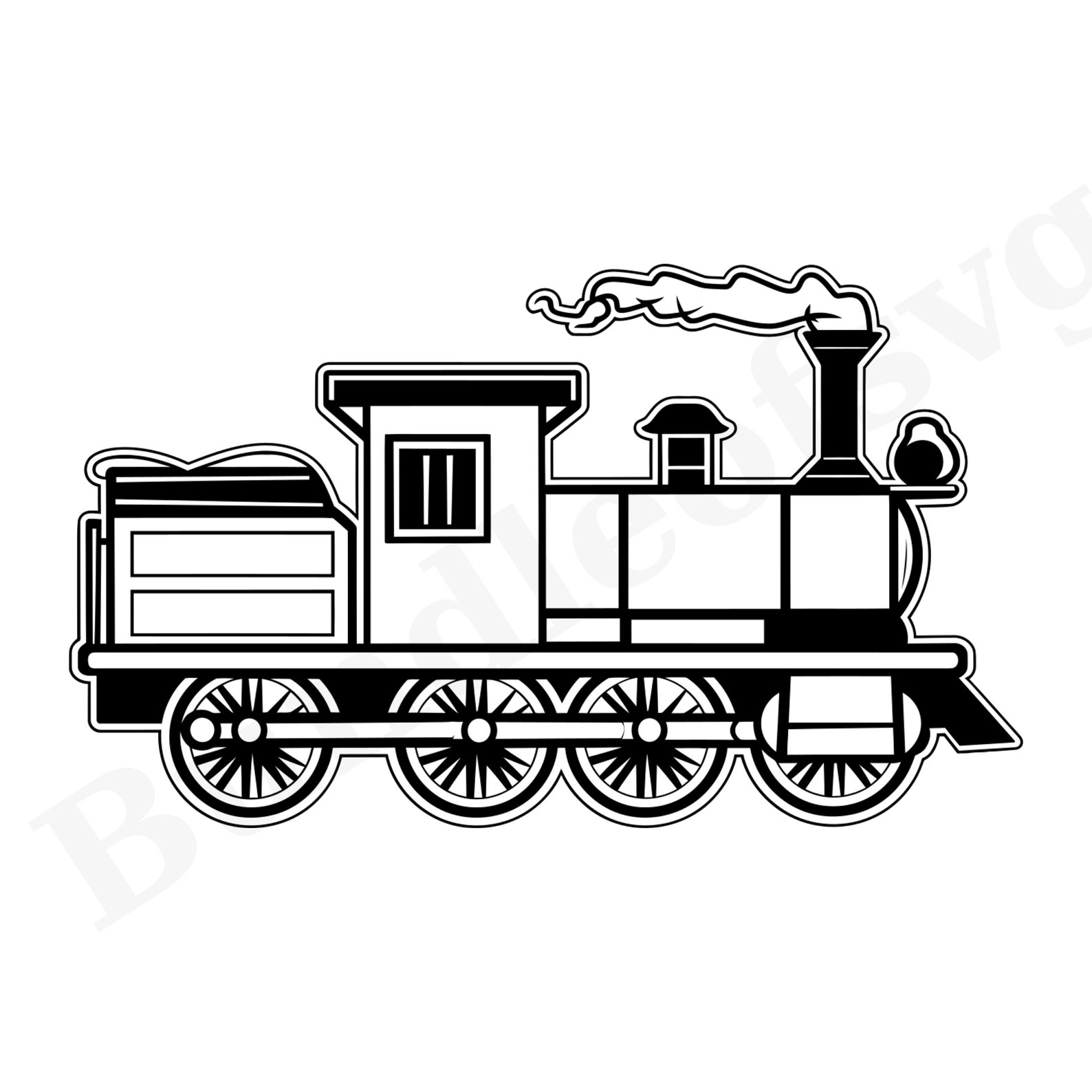 Train SVG Bundle, Train Svg, Locomotive Svg, Train Silhouette, Train ...