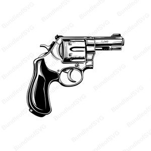 Handgun SVG Bundle - Handgun Svg - Gun Svg - Gun Cut Files - Revolver ...