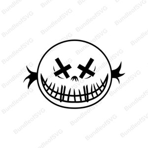 Evil Smile SVG Bundle - Creepy Grin Designs - Halloween SVG - Spooky ...