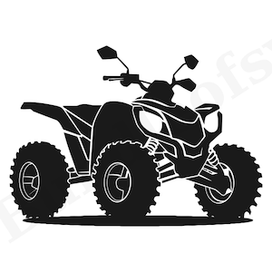 Atv Quad Bike Svg Bundle, 4 Wheeler Svg Bundle, Quad Silhouette, ATV ...