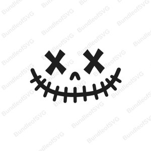 Evil Smile SVG Bundle - Creepy Grin Designs - Halloween SVG - Spooky ...