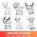 Baby Deer Svg Bundle, Deer Svg Bundle, Cute Deer Svg Bundle, Cute Baby ...