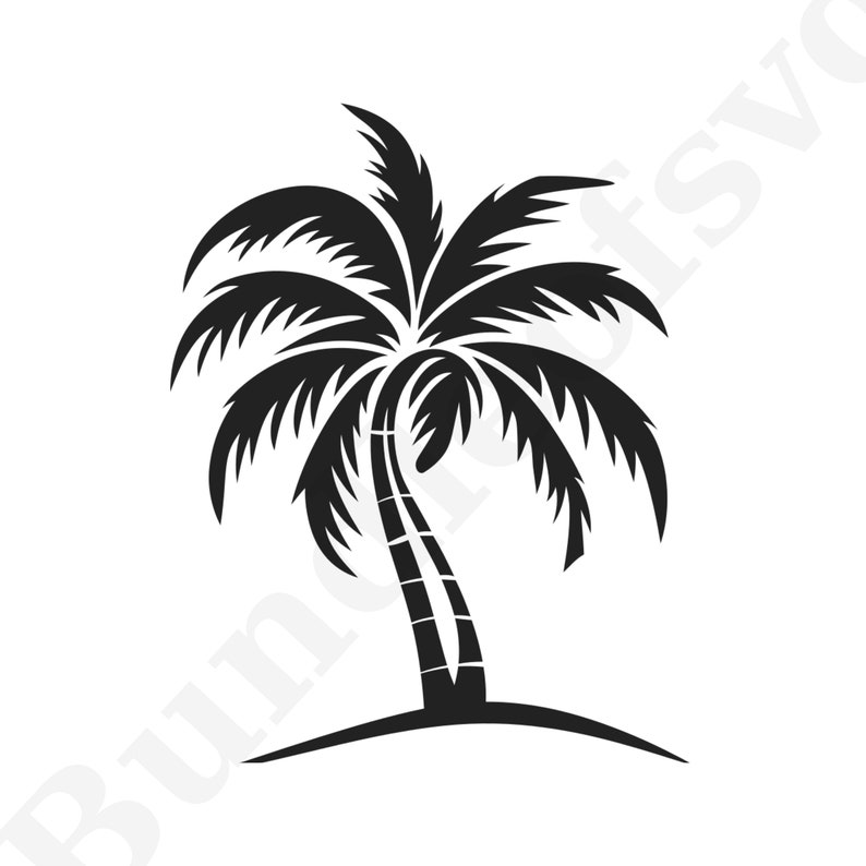 Palm Tree SVG Bundle | Tropical Palm Tree Clipart | Summer SVG Files ...