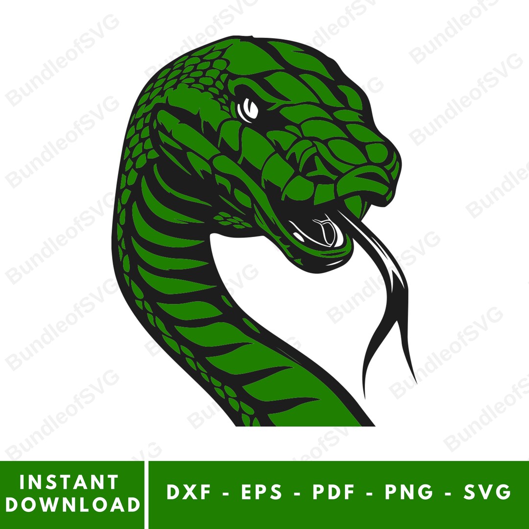 Detailed Snake SVG Template Instant Download for DIY Projects Animal ...