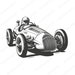 Retro Racing Car SVG Bundle - Vintage Design Files for DIY Projects ...