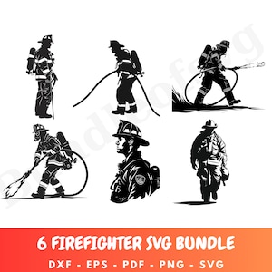 Fire Fighter Svg, Fireman Svg, Fireman Cut Files, Rescue Svg, Fire ...